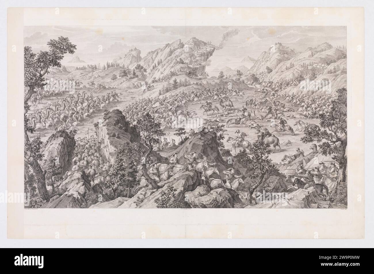 The Battle of Arcul 1945 by Charles Nicolas Cochin II Stock Photo - Alamy