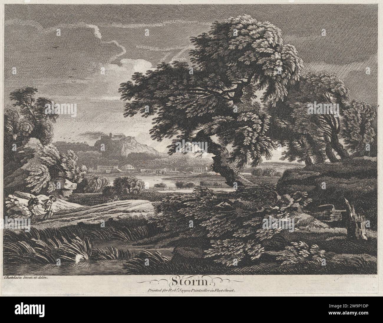 Storm 1953 by Robert Sayer Stock Photo - Alamy