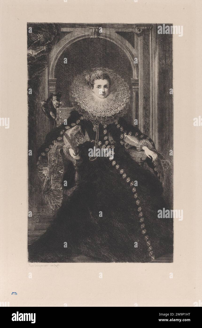 Infanta Isabella, after Simon de Vos 1928 by Simon de Vos Stock Photo ...