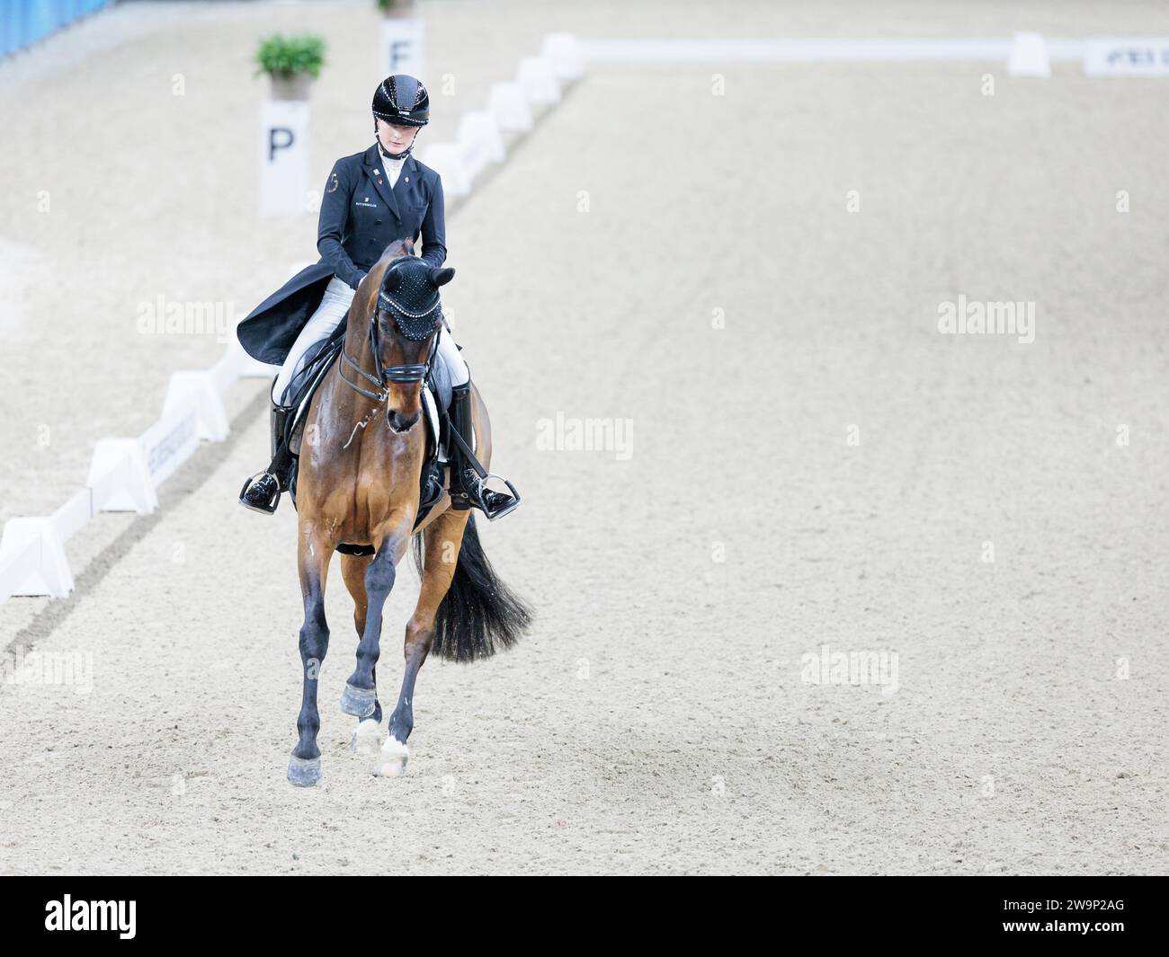 Bianca Nowag-Aulenbrock of Germany with Queolito during the FEI ...