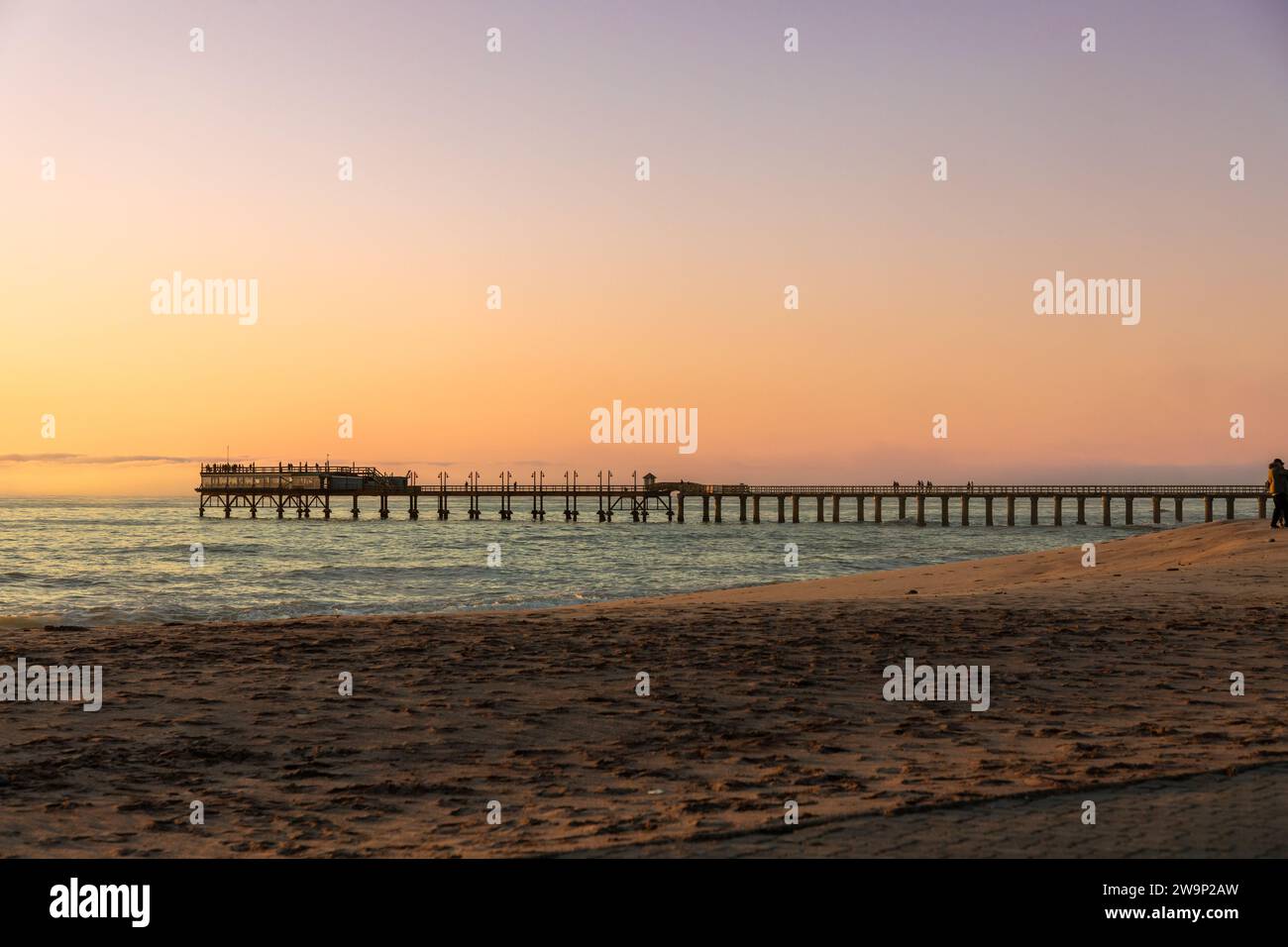 The jetty in Swakopmund, Namibia, a prominent landmark Stock Photo - Alamy
