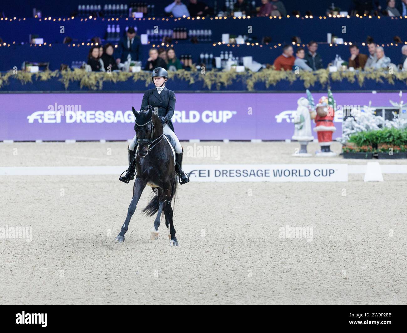 Flore de Winne of Belgium with Flynn FRH during the FEI Dressage World ...