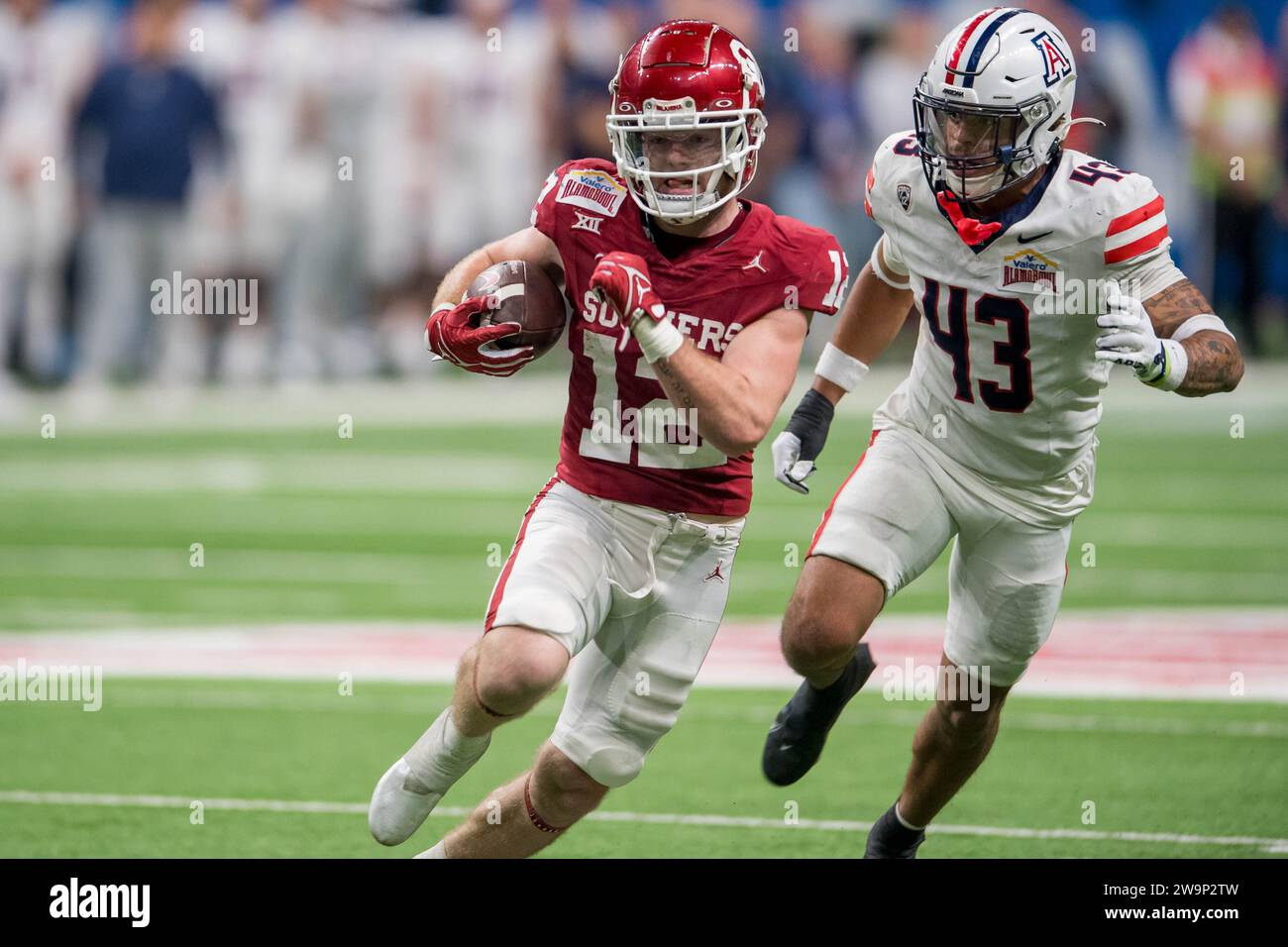 San Antonio, TX, USA. 28th Dec, 2023. Oklahoma Sooners wide receiver ...