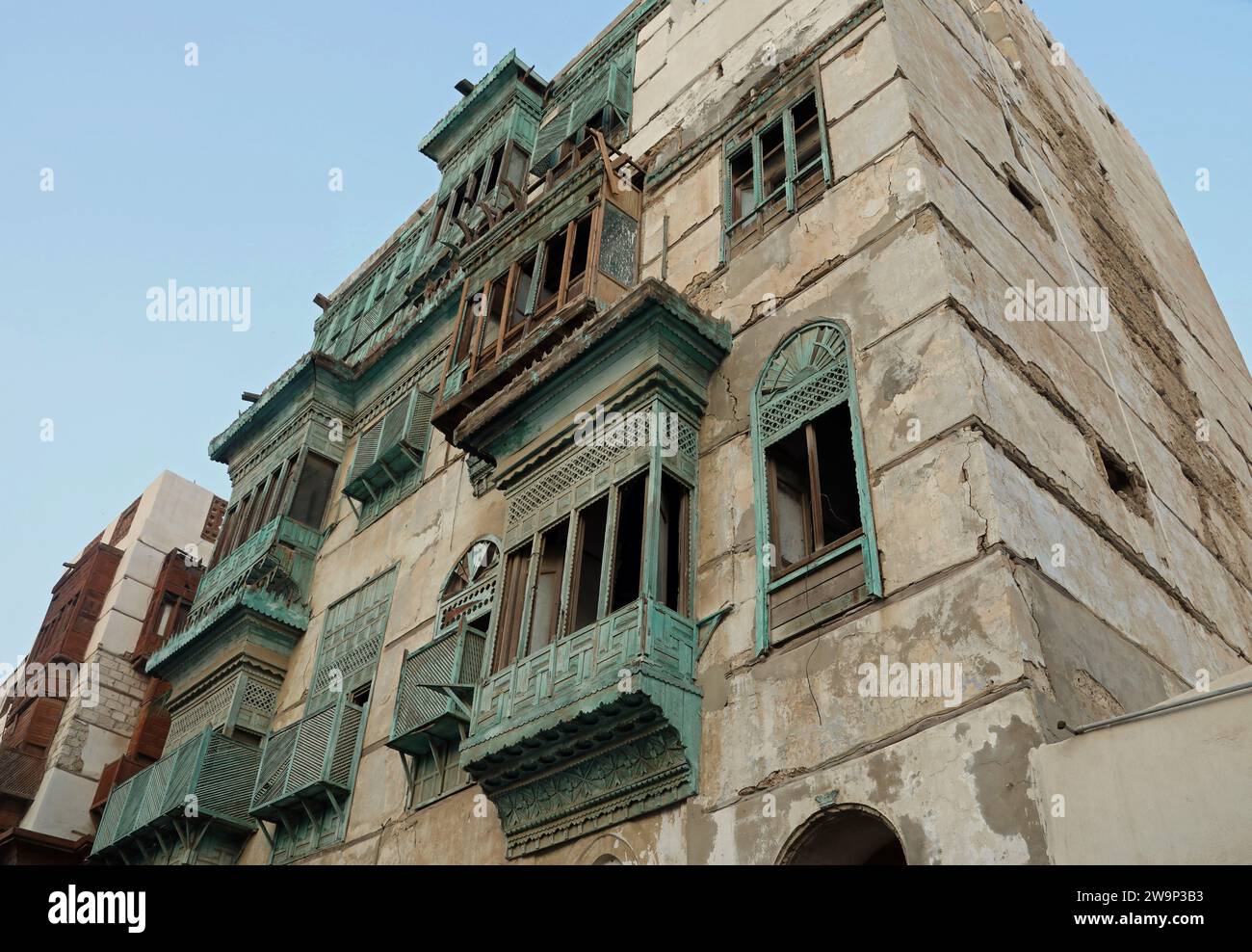 Rawasheen at the Unesco World Heritage Site of Al Balad in Jeddah Stock ...