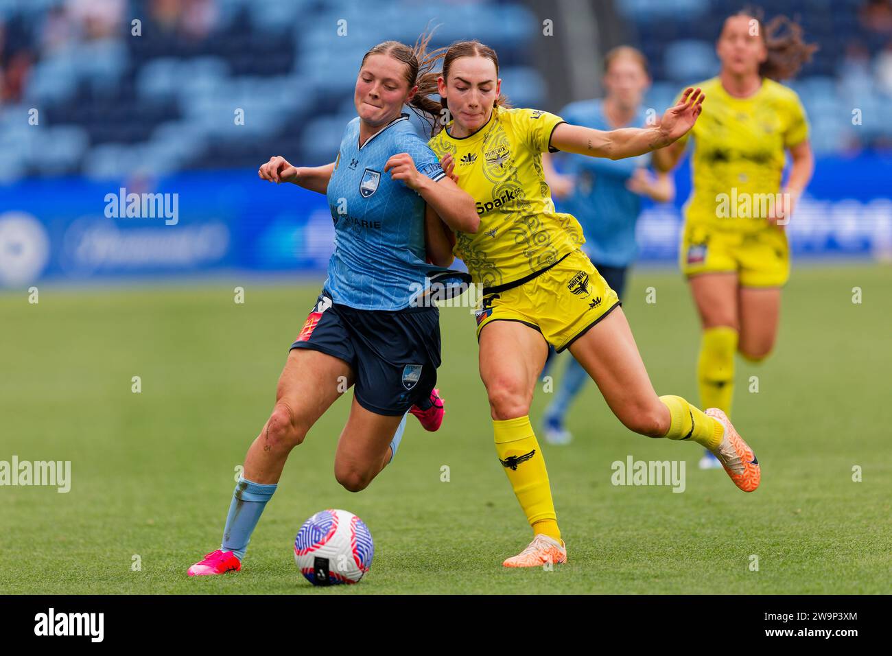 Sydney, Australia. 29th Dec, 2023. Aideen Keane of Sydney FC competes ...