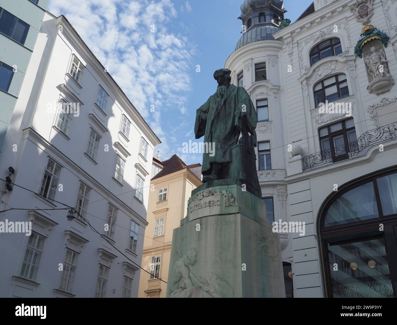 Gutenberg Monument By Sculptor Hans Bitterlich Circa 1900 In Vienna ...