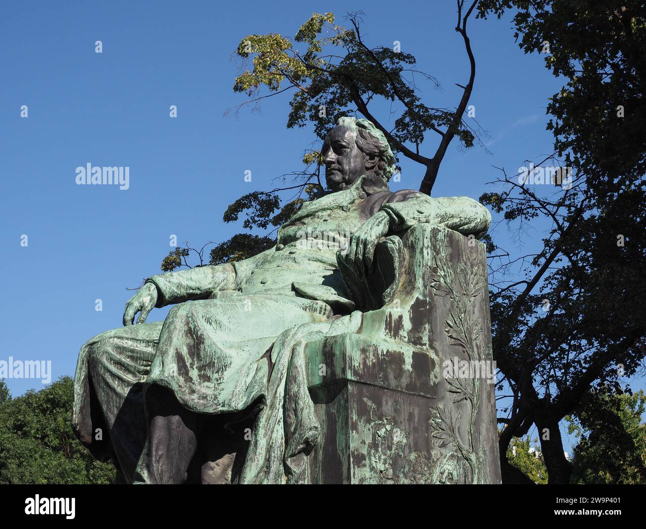 Goethedenkmal Translation Goethe Monument By Sculptor Edmund Hellmer ...
