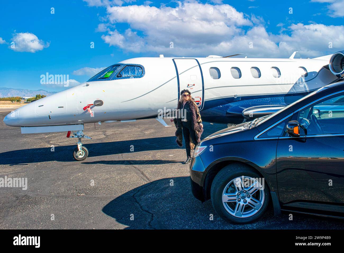 First World problem - VIP person waits outside a locked private jet as ...