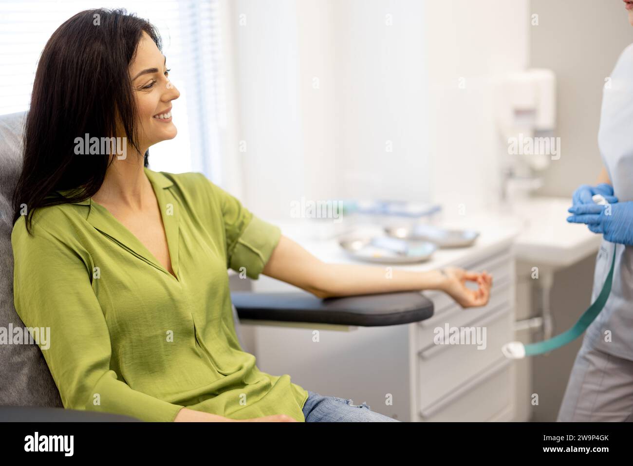 Before blood donation hi-res stock photography and images - Alamy
