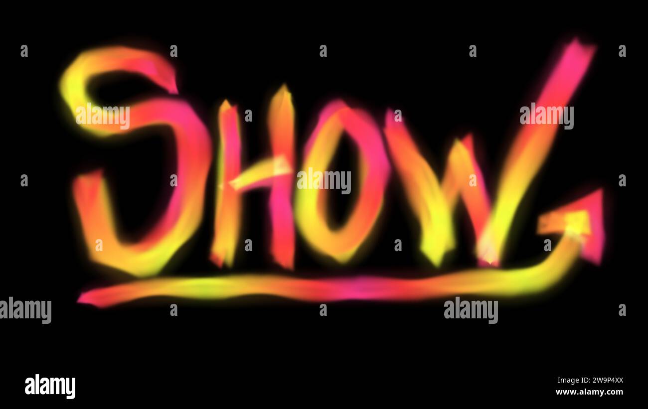 Talent glowing neon sign hi-res stock photography and images - Alamy