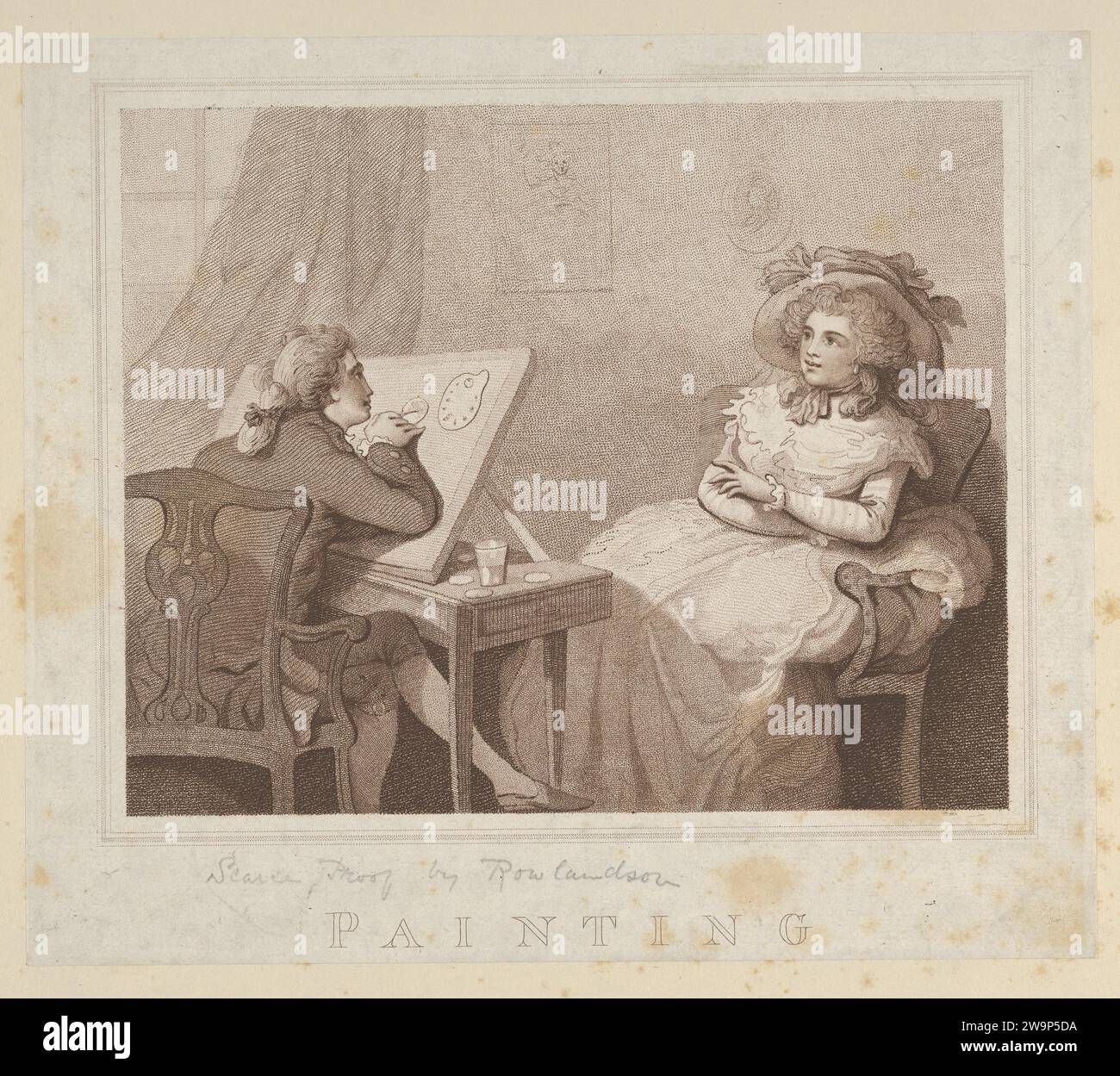 Painting 1959 by Thomas Rowlandson Stock Photo - Alamy