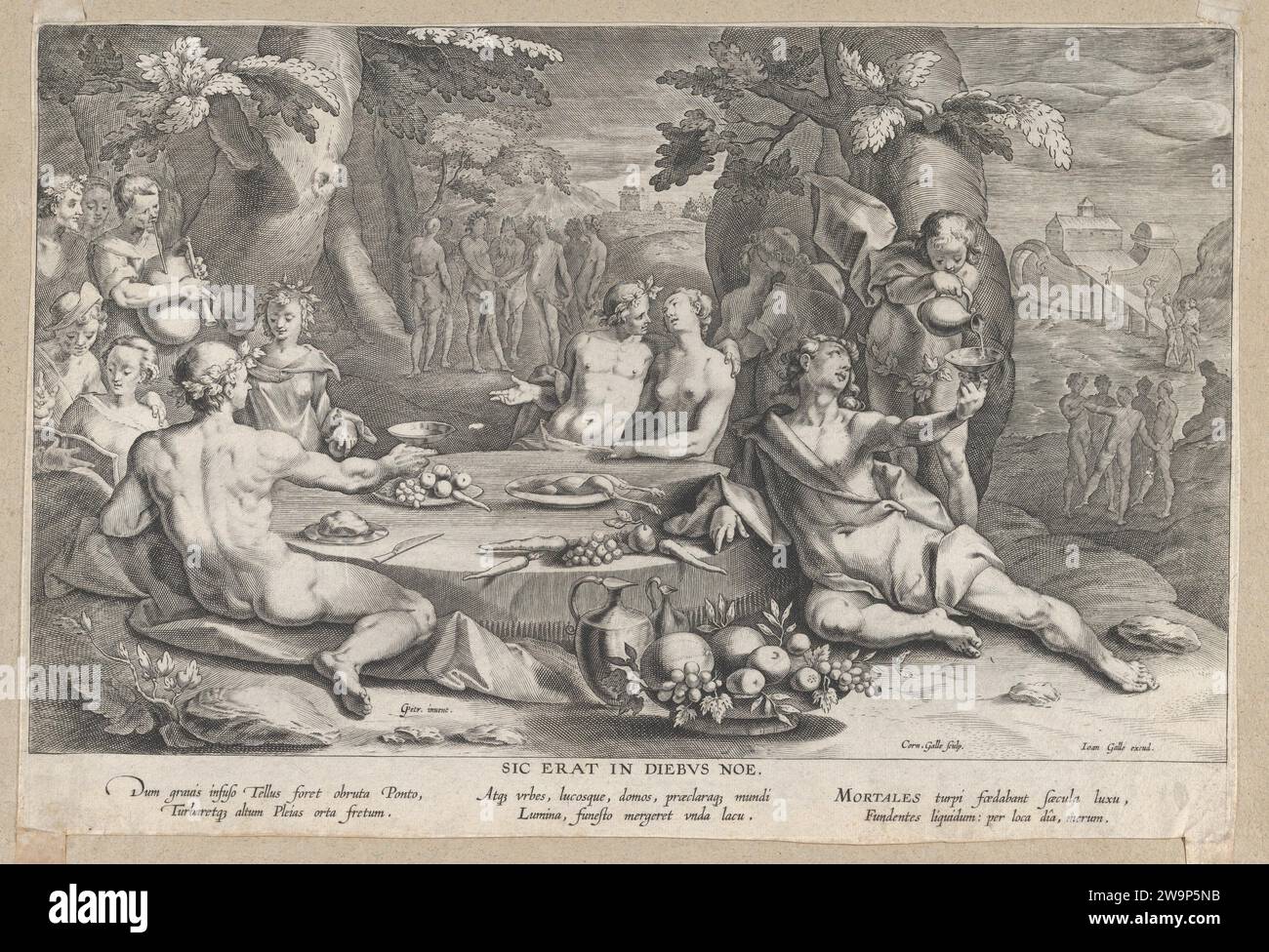 The Sinfulness of Mankind 1953 by Cornelis Galle I Stock Photo - Alamy