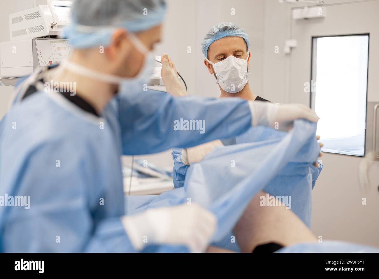 Preparation for surgical operation Stock Photo - Alamy