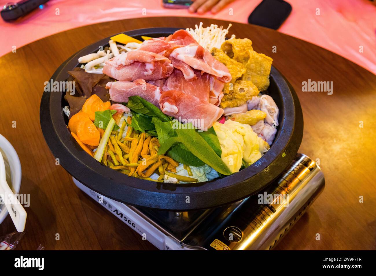 Alishan, Taiwan - October 08 2023 : Delicious Taiwanese Hot Pot in a ...