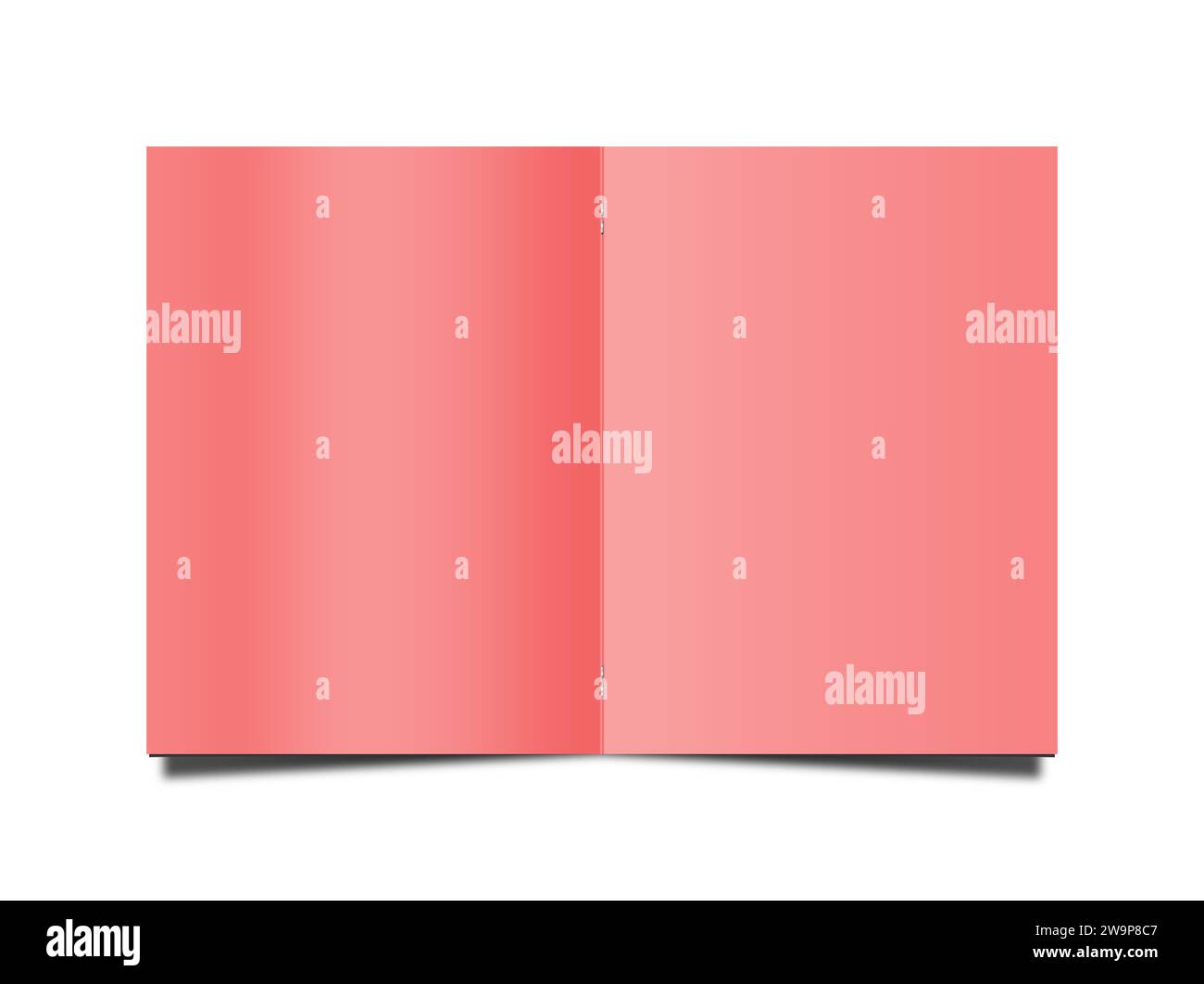Red brochure against white background, 3D illustration Stock Photo - Alamy