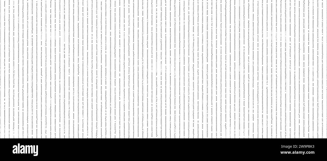 Dotted Lines Seamless Pattern Black Stippled Background Vertical Dot