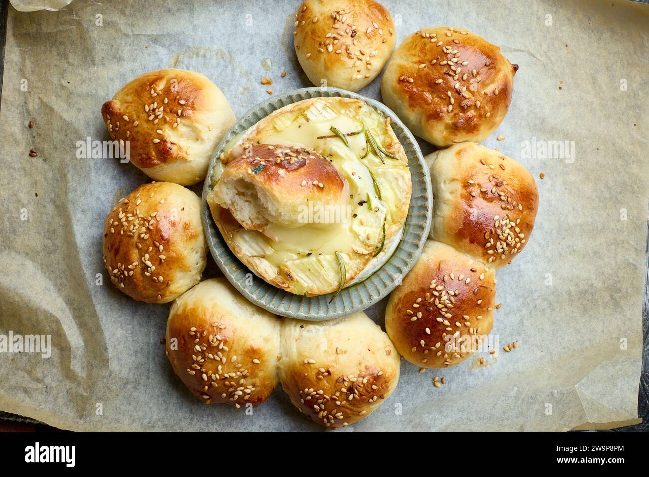 Melted brie cheese hi-res stock photography and images - Alamy