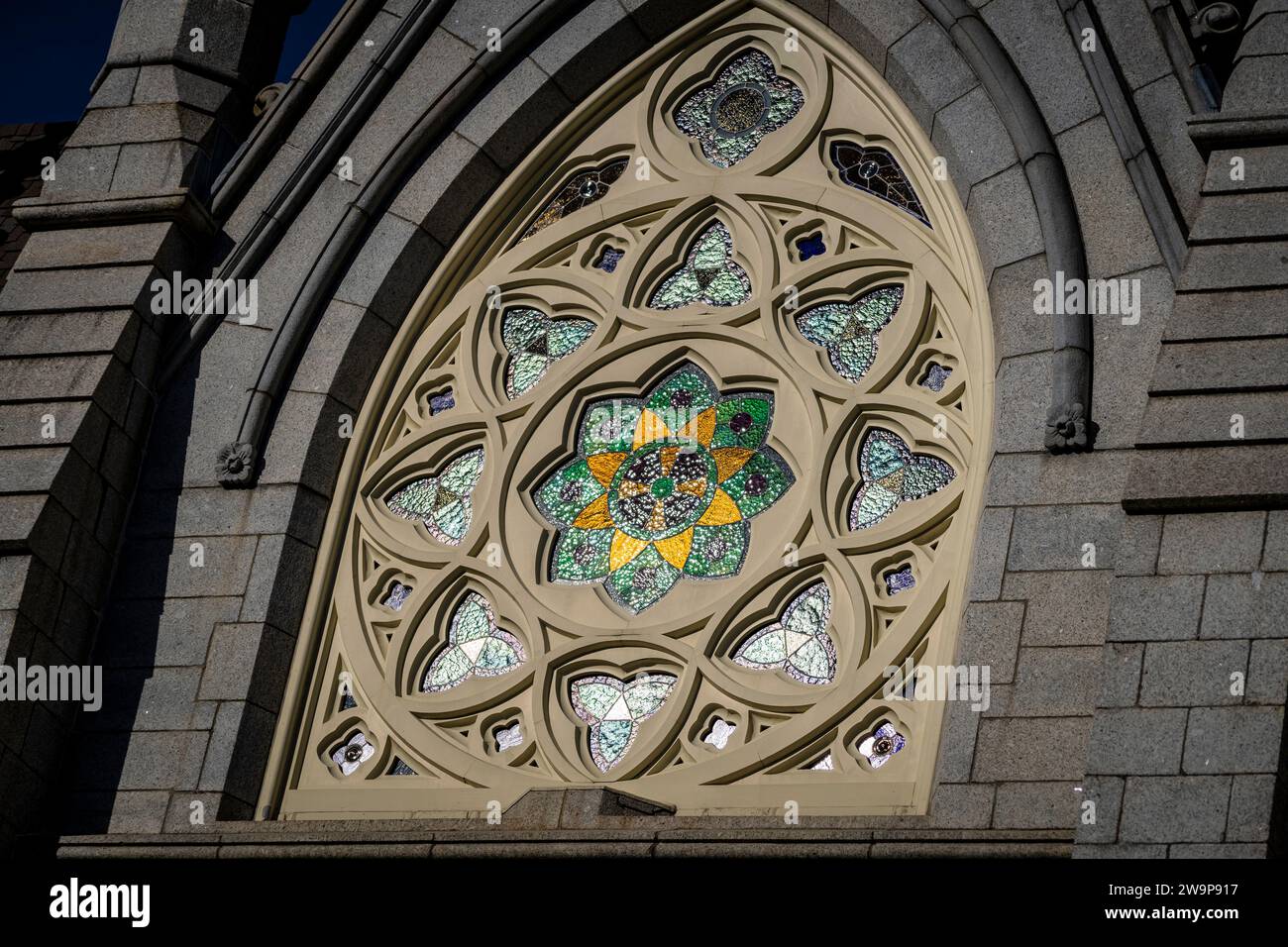 Church windows in Halifax, Nova Scotia, Canada Stock Photo - Alamy