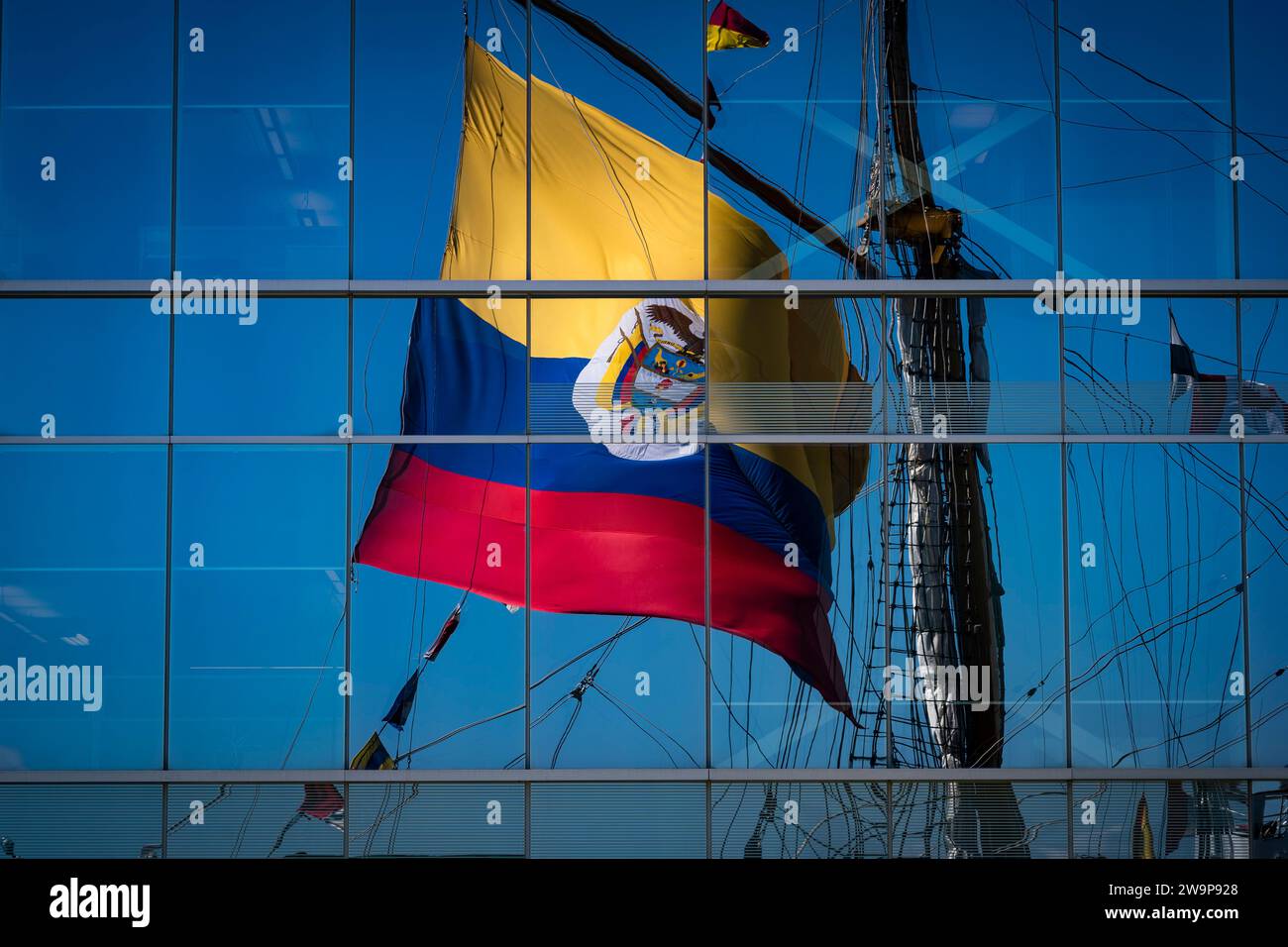 Colombian Navy sail training vessel ARC Gloria visiting Halifax, Nova ...