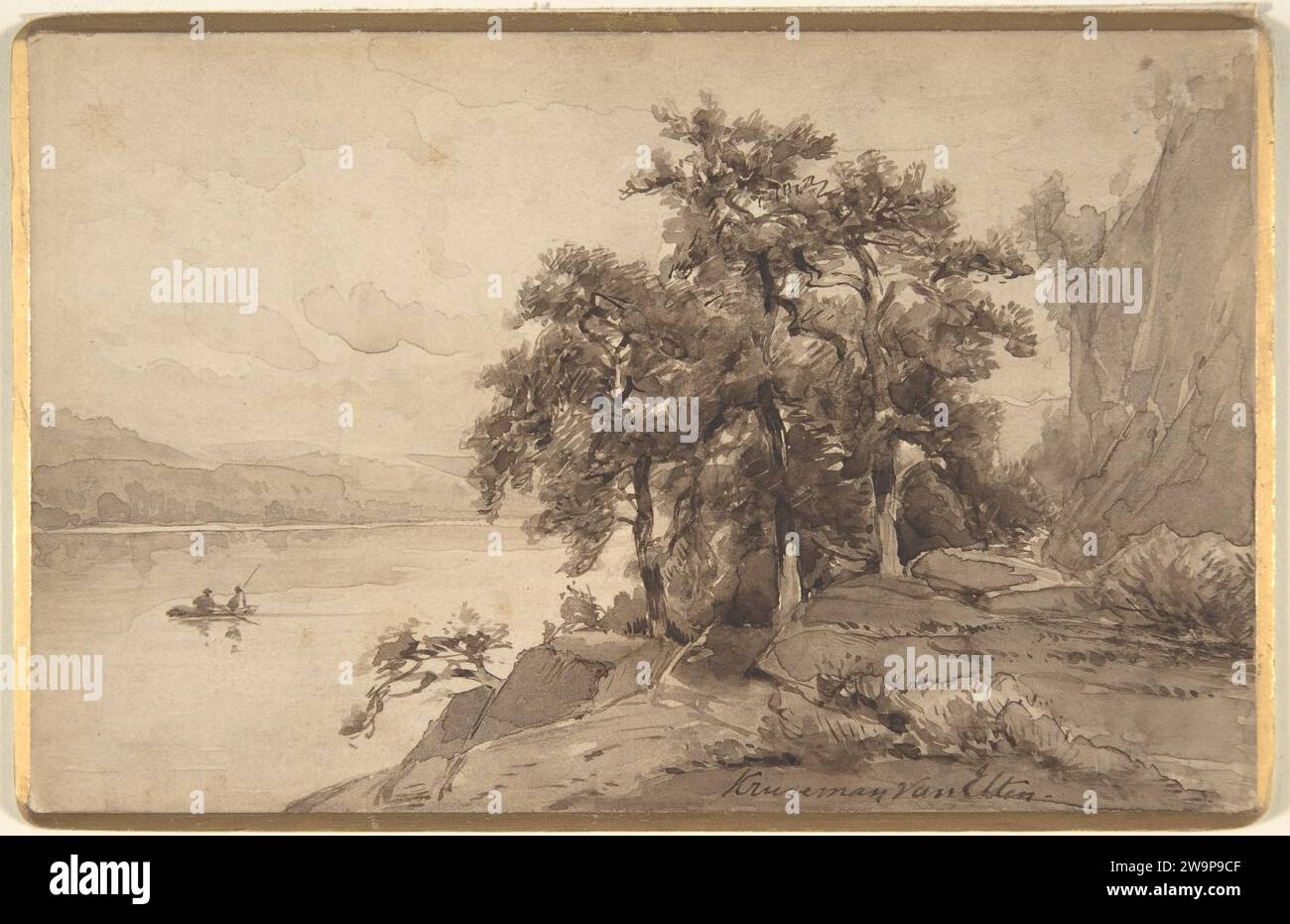Landscape 1964 by Hendrik-Dirk Kruseman Van Elten Stock Photo - Alamy