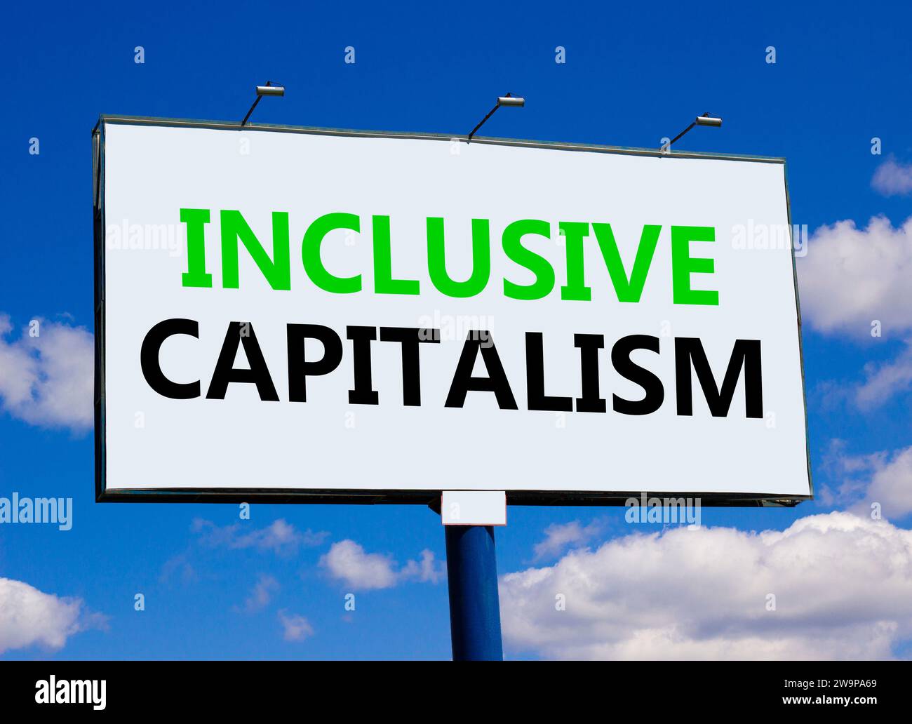 Inclusive capitalism symbol. Concept words Inclusive capitalism on ...