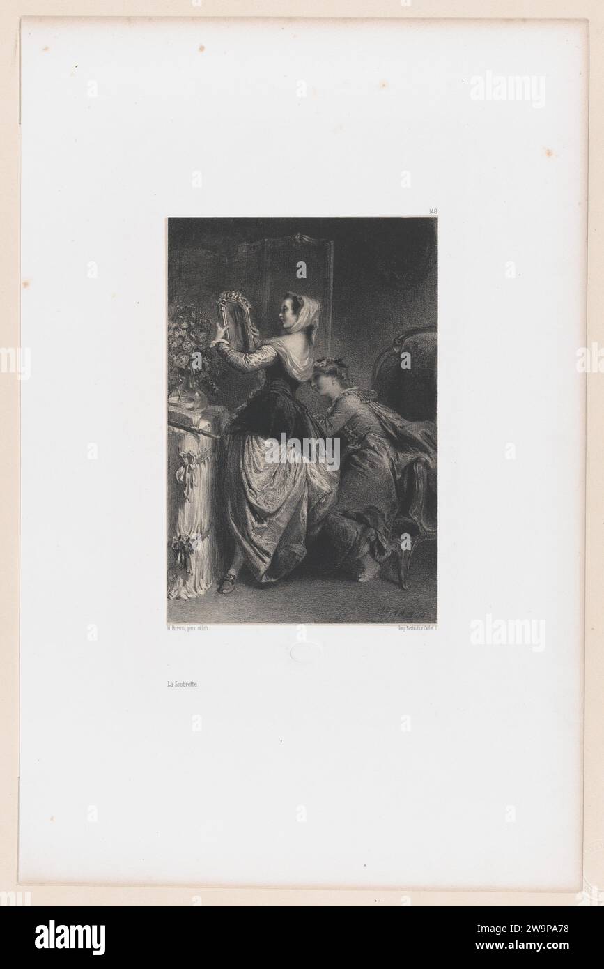 The Maid 1922 by Henri-Charles-Antoine Baron Stock Photo - Alamy