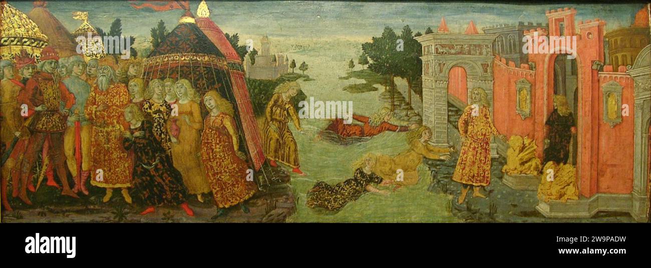 The Legend of Cloelia 1911 by Guidoccio di Giovanni Cozzarelli Stock ...