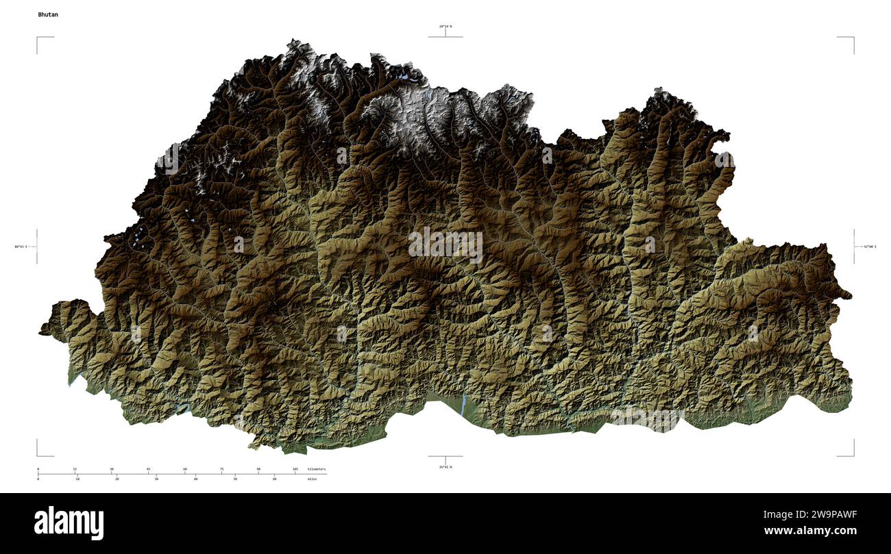 Shape of a Pale colored elevation map with lakes and rivers of the ...