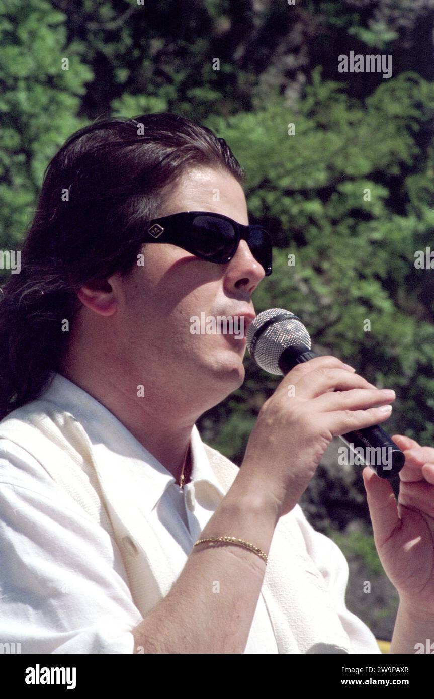 Repubblica di San Marino 1996-05-25: Aleandro Baldi,Italian singer ...