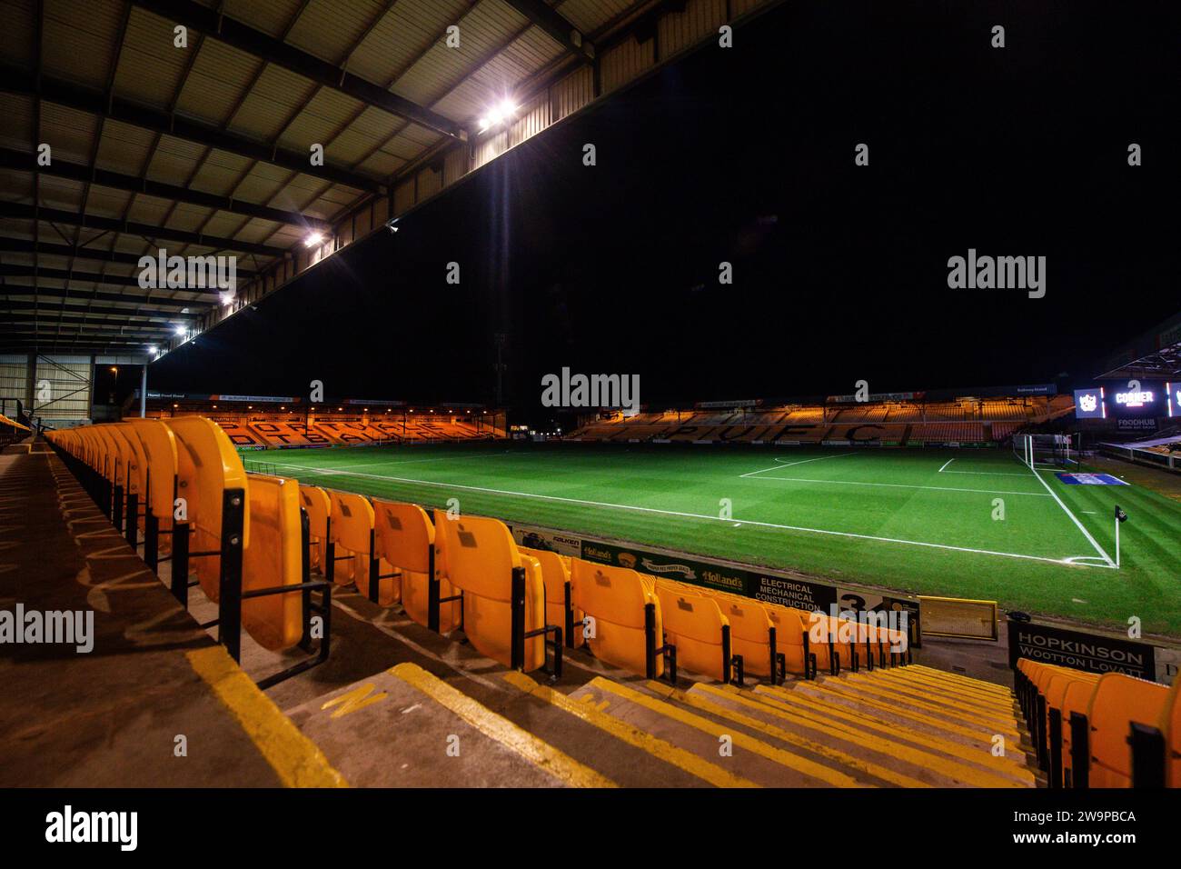 A general view of Vale Park, Home of Port Vale.during the Sky Bet ...
