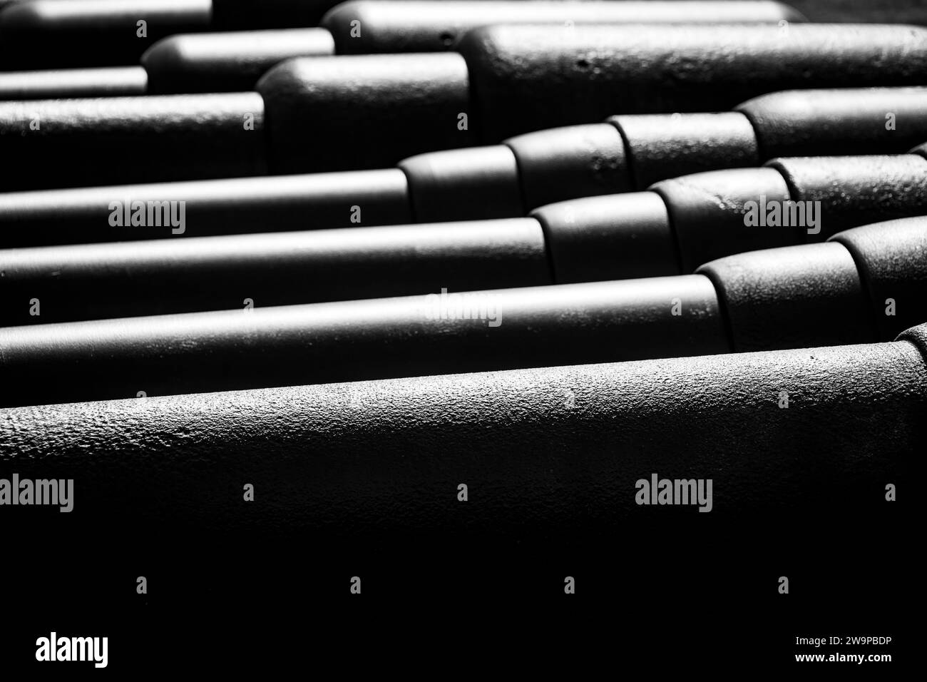 Old British artillery pieces on display in a historic fort at York ...