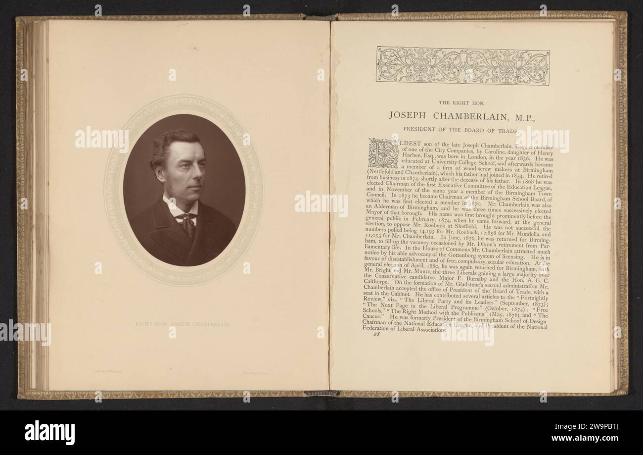 Right hon. Joseph Chamberlain, Lock & Whitfield, c. 1876 - in or before ...