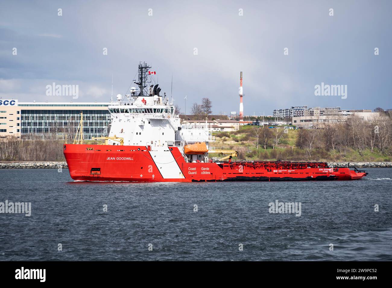 Canadian Coast Guard icebreaker CCGS Jean Goodwill returning to Halifax ...