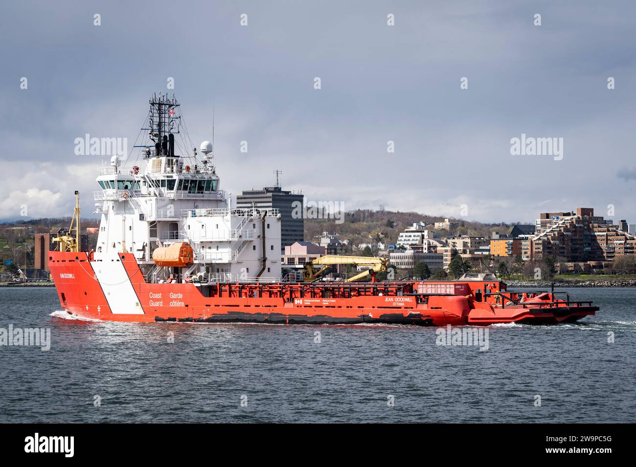 Canadian Coast Guard icebreaker CCGS Jean Goodwill returning to Halifax ...