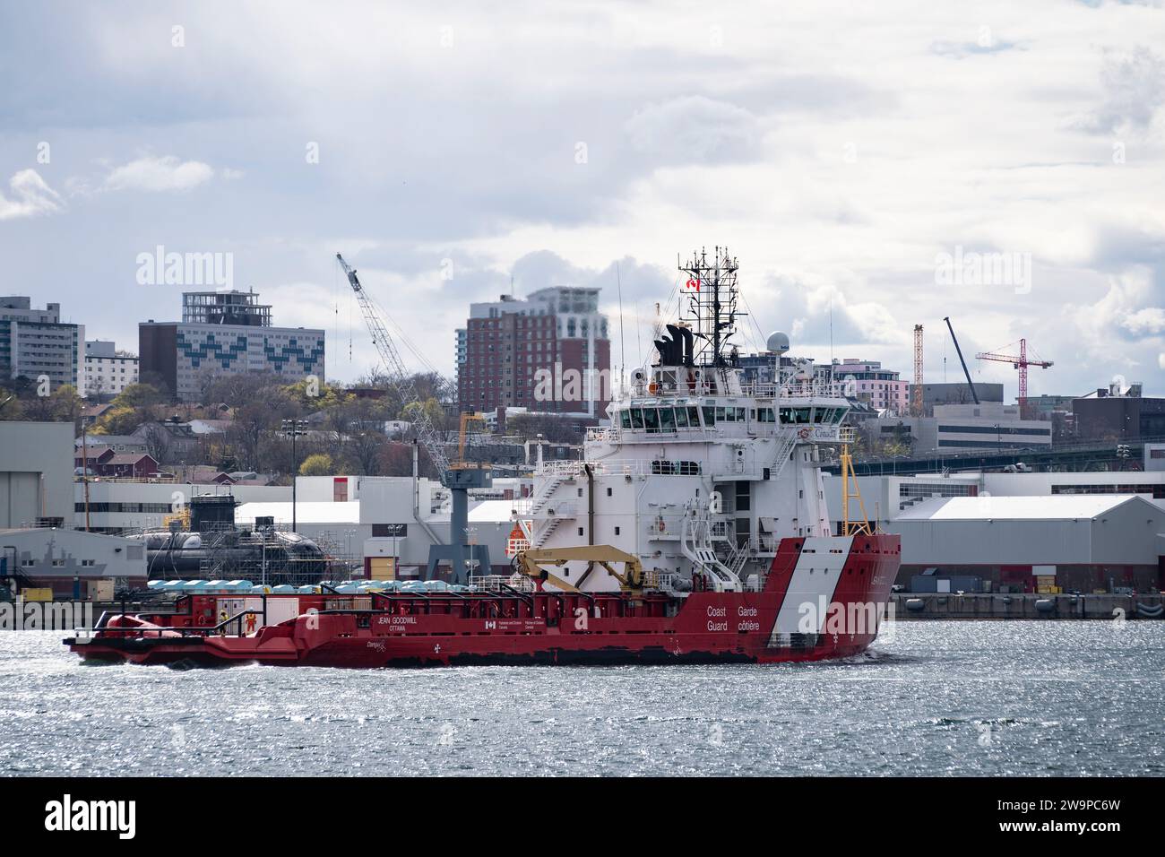 Canadian Coast Guard icebreaker CCGS Jean Goodwill returning to Halifax ...