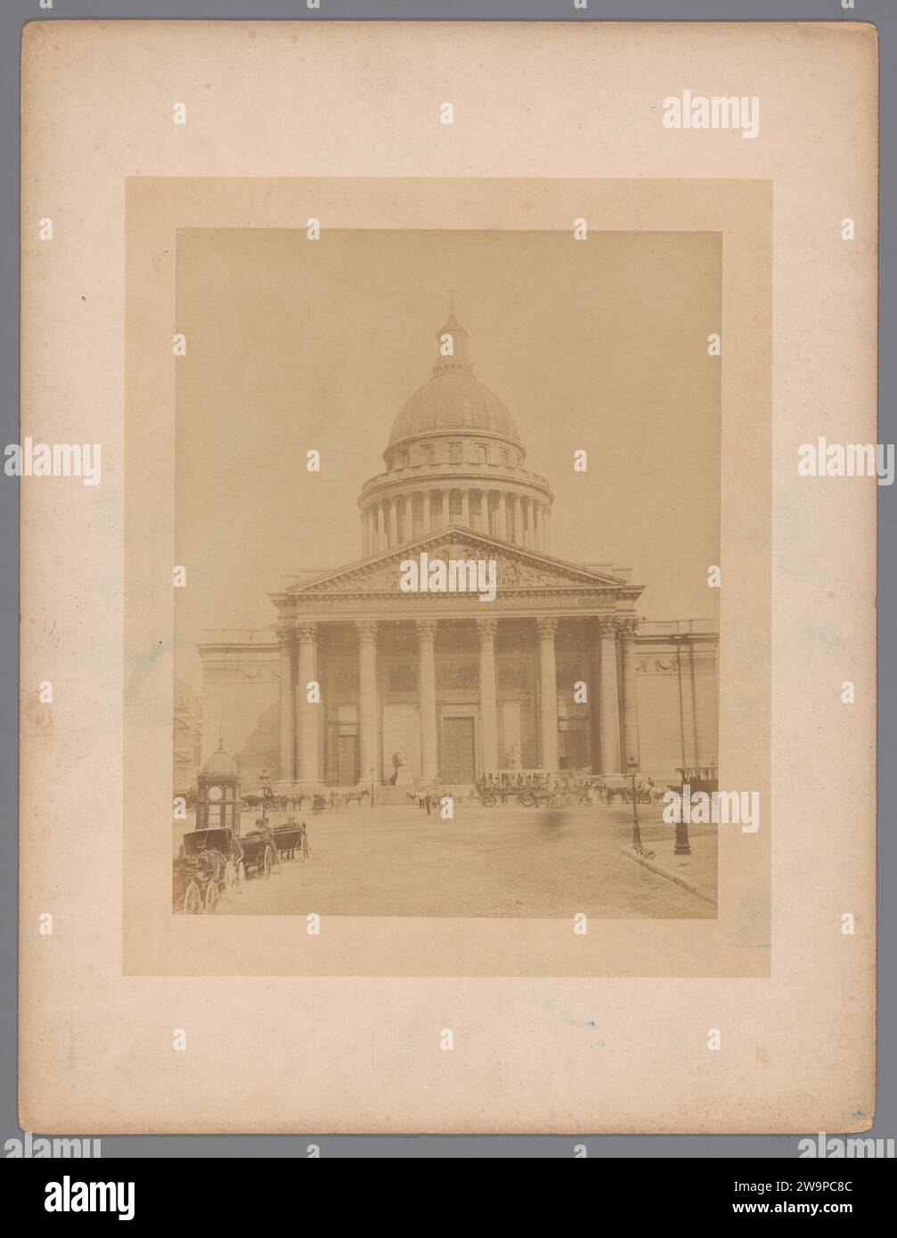 Le Panthéon, Paris, France, c. 1885 - c. 1910 photograph Frontal view ...