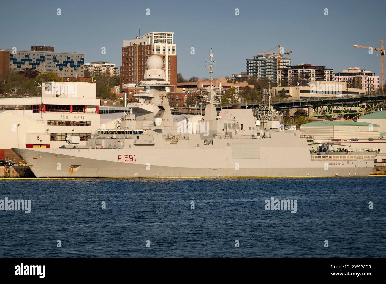 Italian Navy Carlo Bergamini-class frigate Virginio Fasan (F 591 ...