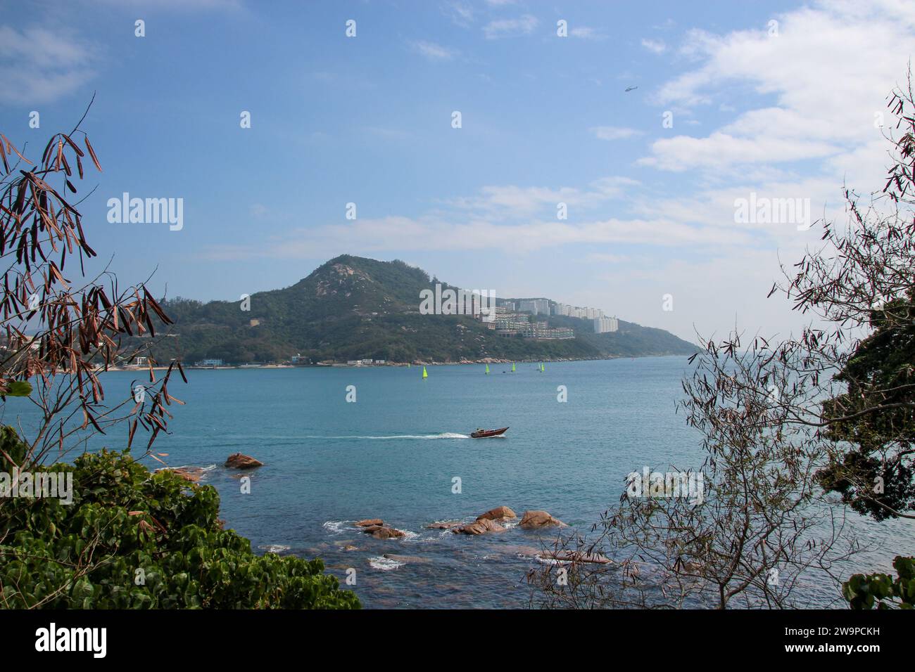 Hong Kong seaview from Stanley to St Stephen's Beach Stock Photo - Alamy