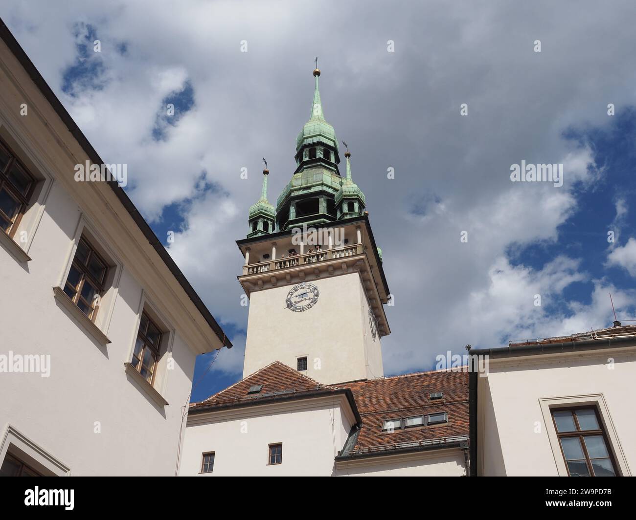 Stara Radnice Translation Old Town Hall In Brno, Czech Republic Stock ...