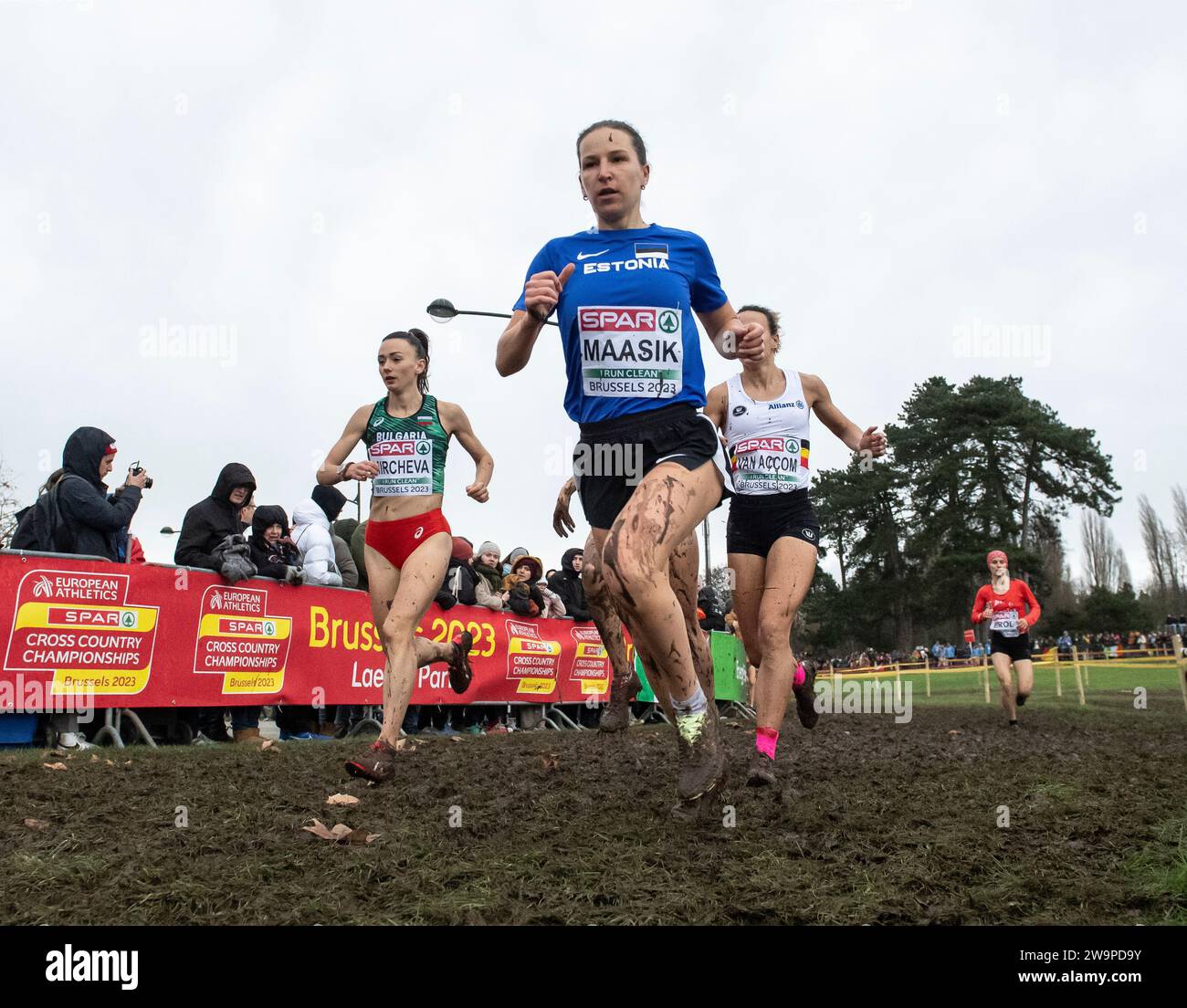 Laura Maasik of Estonia competing in the senior women’s race at the ...