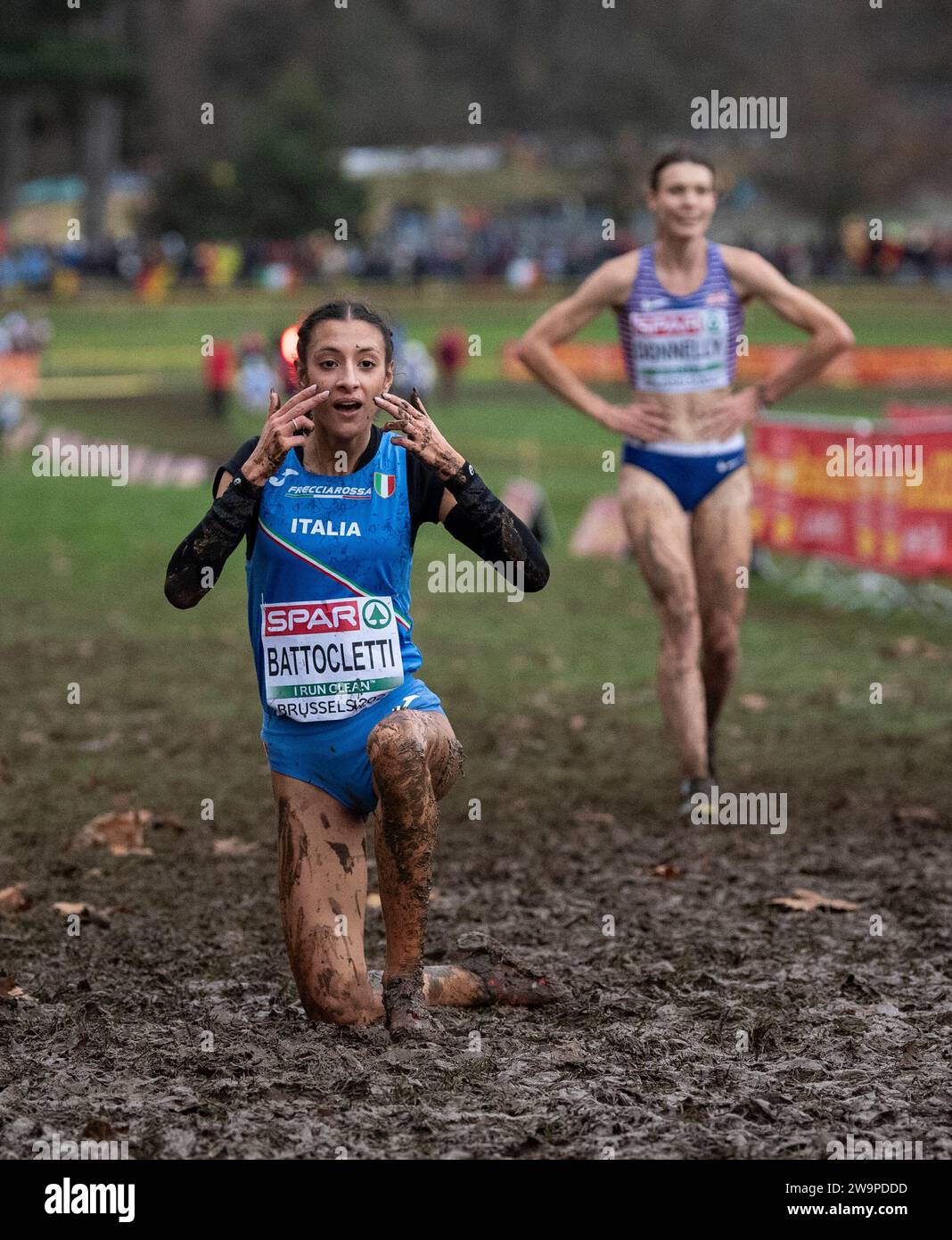 Nadia Battocletti of Italy competing in the senior women’s race at the ...