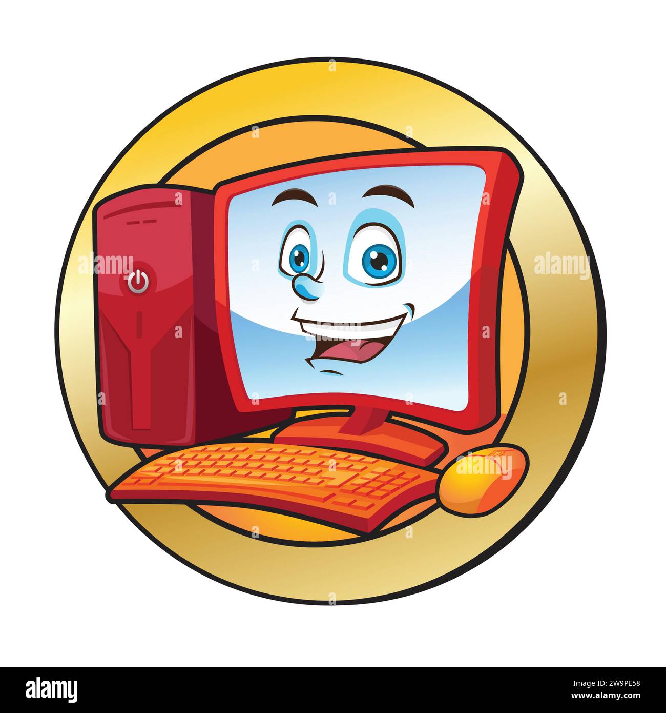 Digital exhibition display screen Stock Vector Images - Alamy