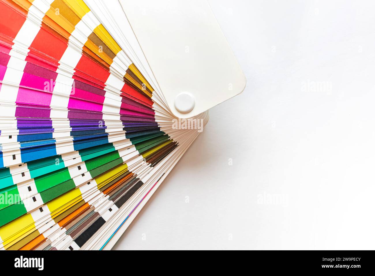 Paint swatches, color guide printing tool, color selection, isolated on ...