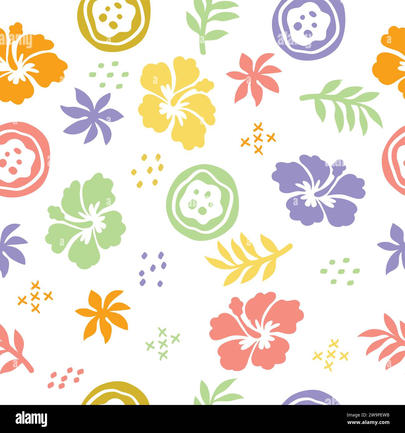 Summer Beach Seamless Pattern Design Stock Vector Image & Art - Alamy
