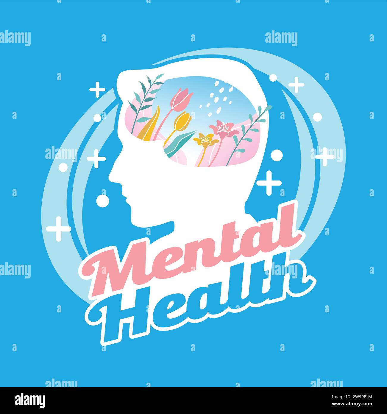 World Mental Health Attitude Design Stock Vector Image & Art - Alamy