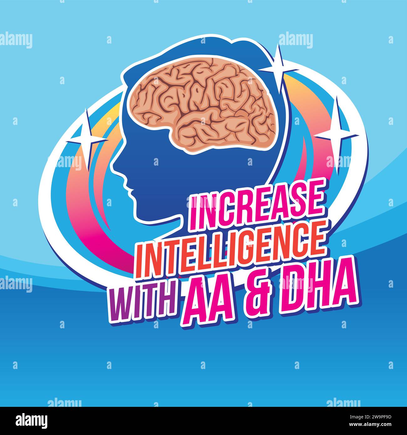 Cartoon Brain For Health Brand Feature Design Stock Vector Image And Art Alamy