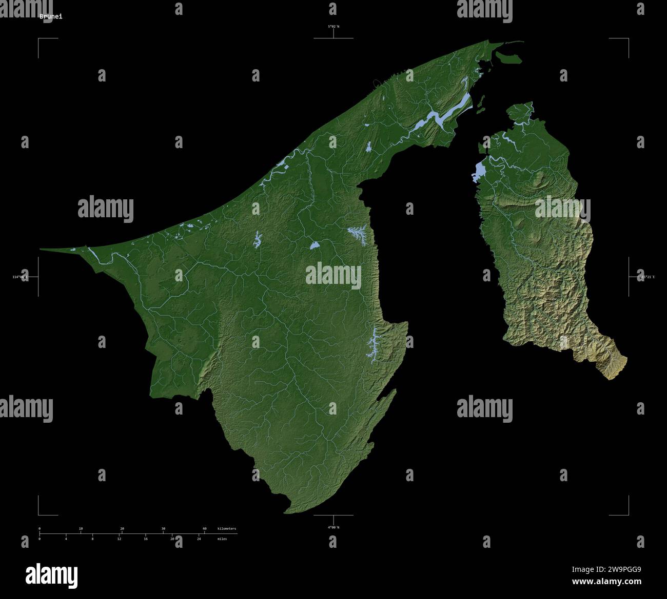 Shape of a Pale colored elevation map with lakes and rivers of the ...