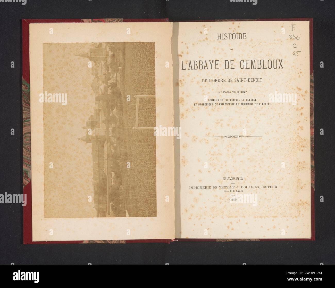History of the Abbey of Gembloux, of the Order of Saint-Benoît, Mr. L ...