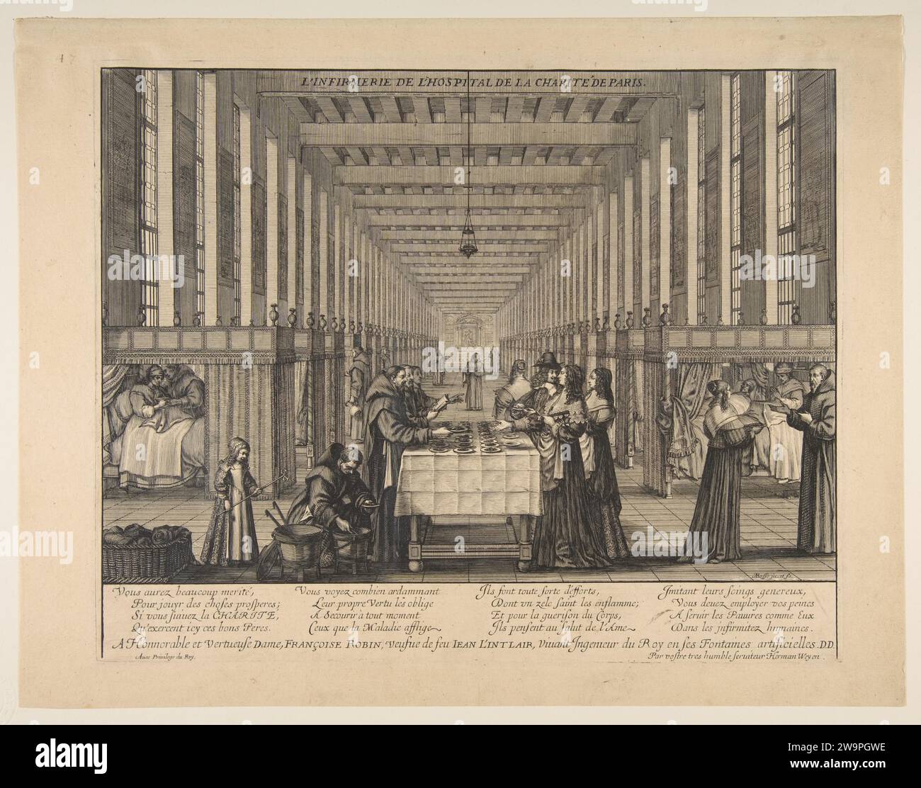The Infirmary of the Hospital of Charity 1926 by Herman Weyen Stock ...