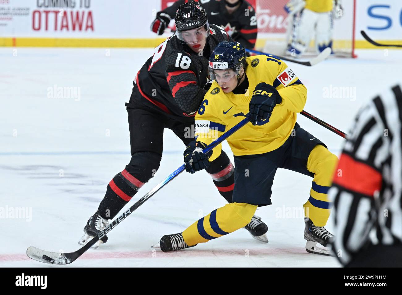 GOTHENBURG, SWEDEN 20231229Canada's Matthew Wood and Sweden's Felix ...
